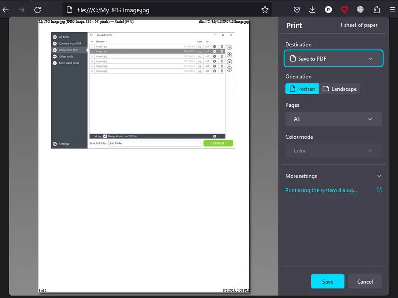 How to Convert JPG to PDF on Windows 10: 5 Ways - PDF Candy